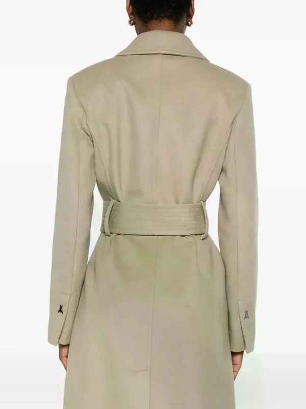 Patrizia Pepe Belted Double-breasted Coat