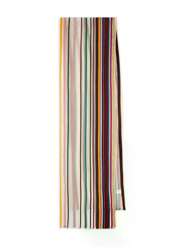 Paul Smith Striped Scarf - Neutrals