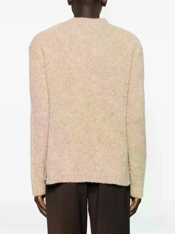 AMARANTO Crew-neck Long-sleeve Sweater