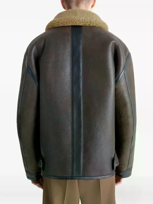LEMAIRE Shearling-trim Jacket