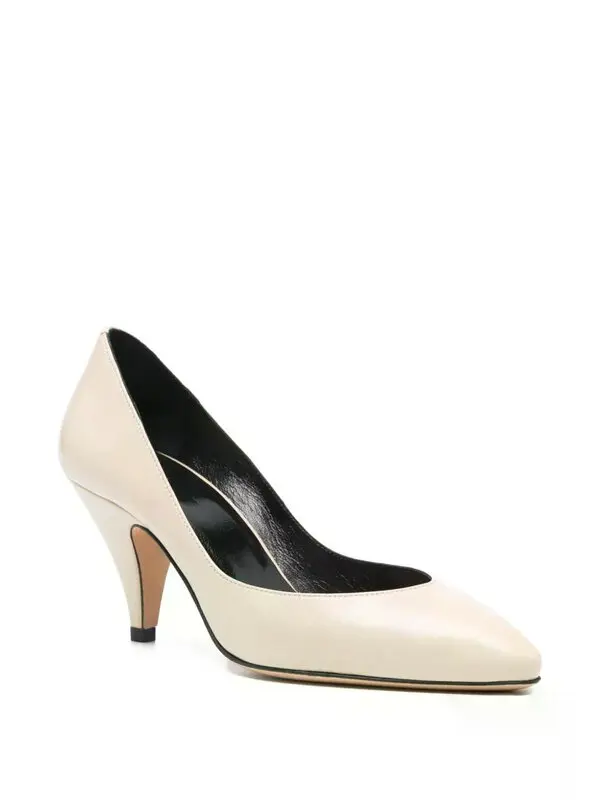 JUDE Pointed-toe Cone Heel Pumps