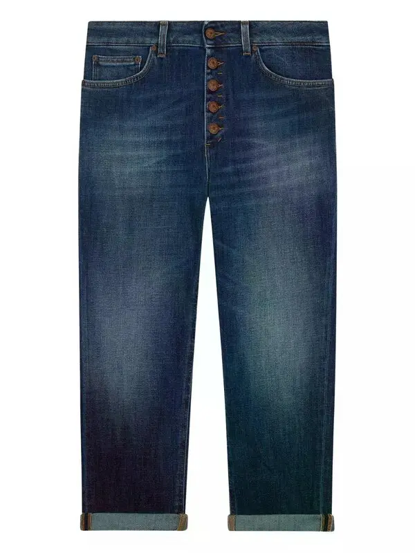 DONDUP Buttoned Cuffed Jeans - Blue