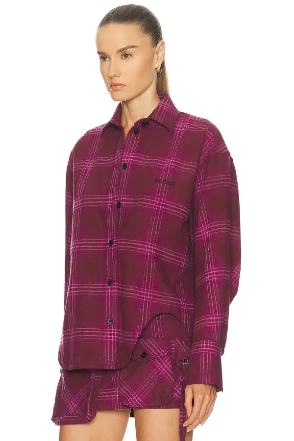 Attico Check Shirt