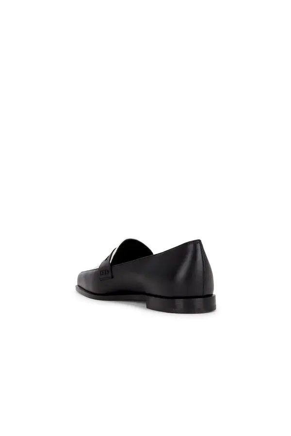 Manolo Blahnik Polonoff Loafer - Black & Dark Cream