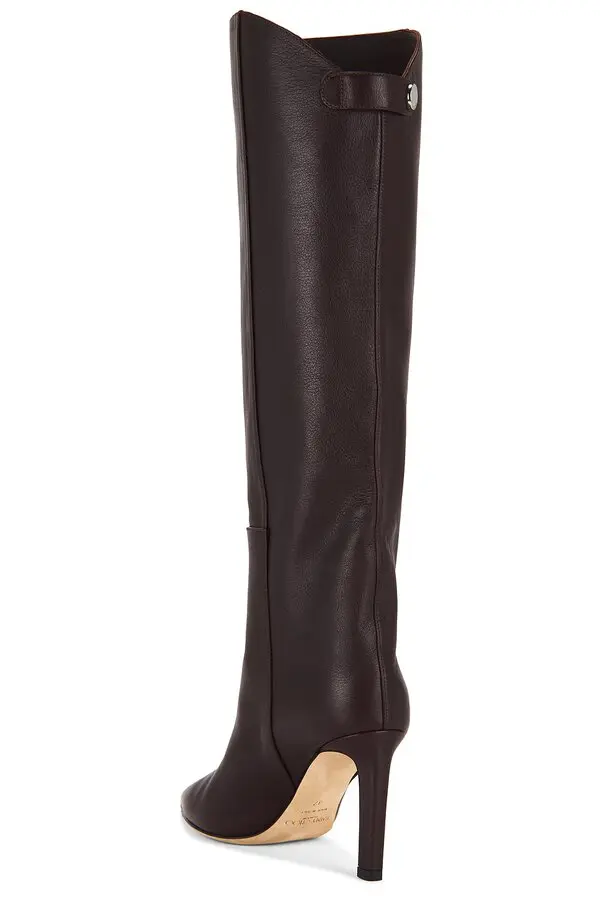 JIMMY CHOO Alizze 85 Boots - Deep Merlot