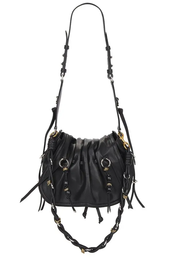 Isabel Marant Bolton Shoulder Bag - Black & Silver