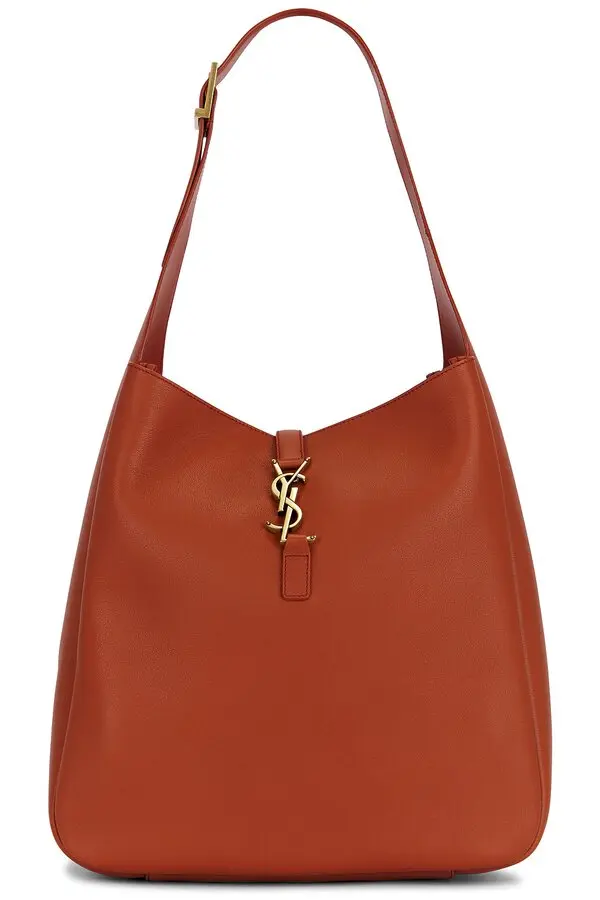 Saint Laurent Large Le 5 A 7 Shoulder Bag - Dark Mandarin