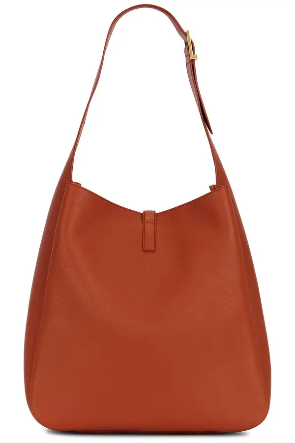 Saint Laurent Large Le 5 A 7 Shoulder Bag - Dark Mandarin