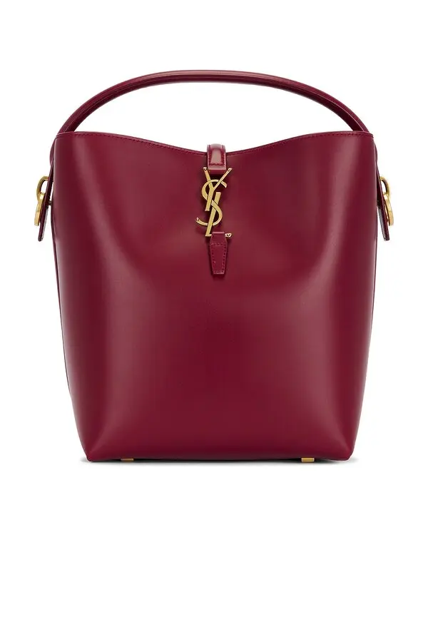 Saint Laurent Le 37 Bucket Bag - Spicy Cherry
