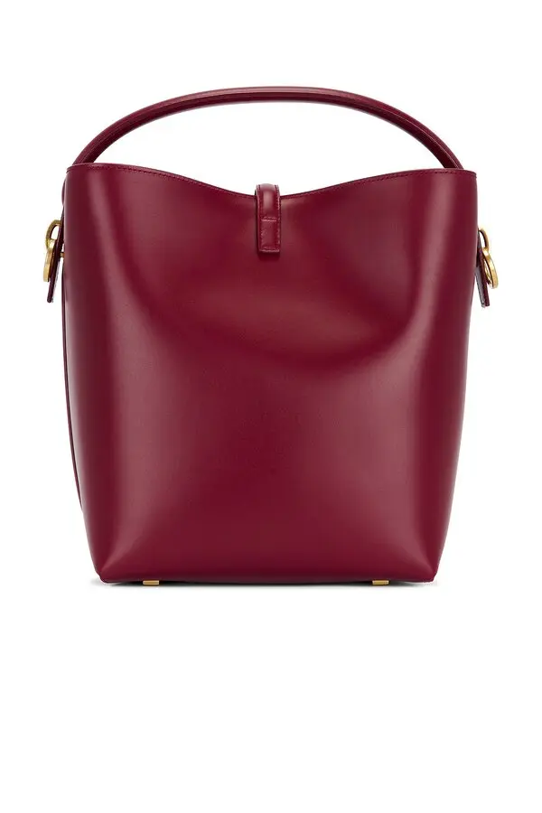 Saint Laurent Le 37 Bucket Bag - Spicy Cherry