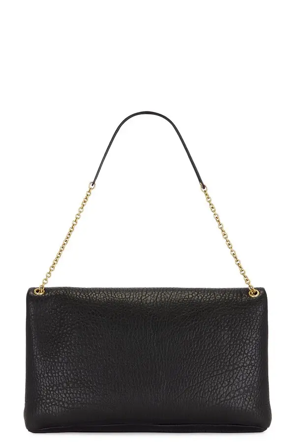 Saint Laurent Envelope Pouch On Chain - Nero