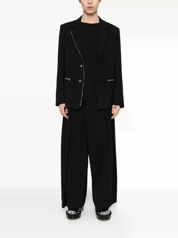 SONGZIO Asymmetric-wrap Trousers