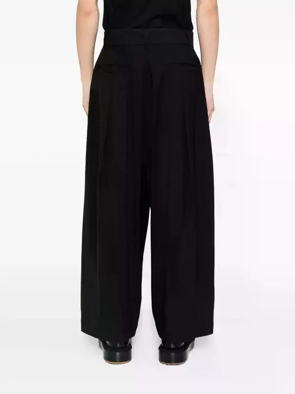 SONGZIO Asymmetric-wrap Trousers