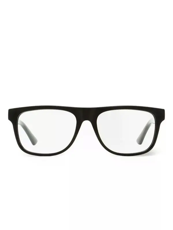 Gucci Rectangular Eyeglasses - Black