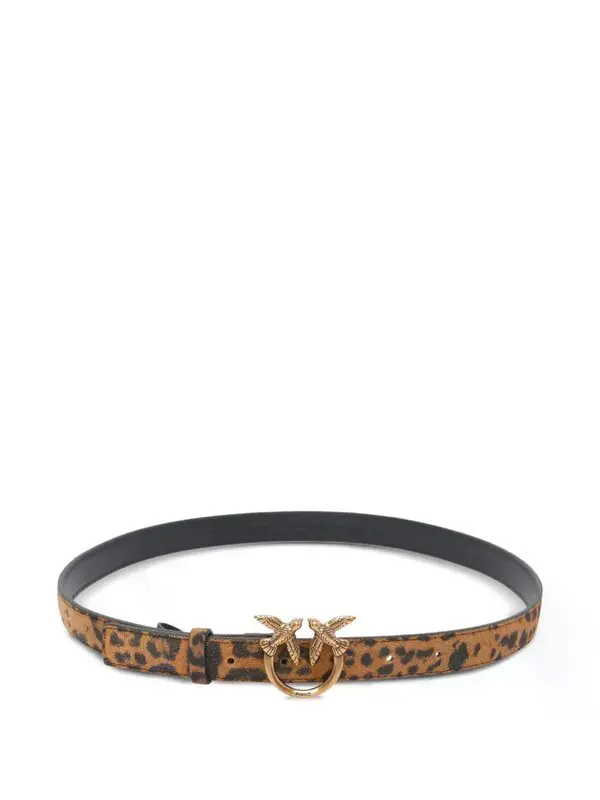 Pinko Leopard-print Belt - Brown