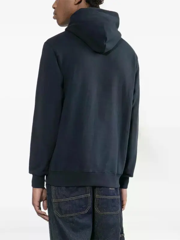 CHOCOOLATE Logo-embossed Hoodie - Blue
