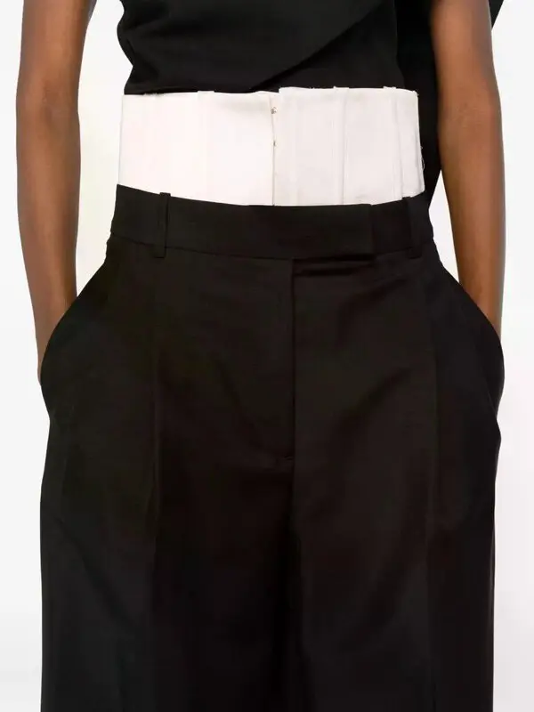 RÓHE Layered-effect Pleated Trousers