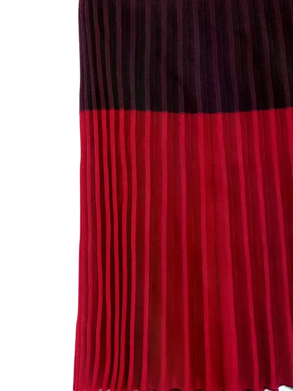 MRZ Pleated Midi Skirt - Brown