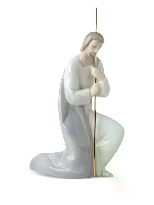 LLADRO Saint Joseph Nativity Sculpture - White