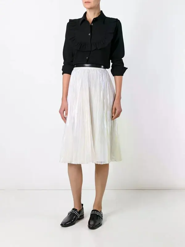 Maison Kitsuné Ruffled Panel Shirt