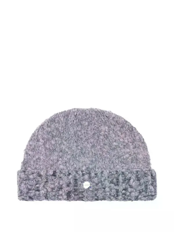 ADER ERROR Ribbed-knit Beanie Hat - Purple