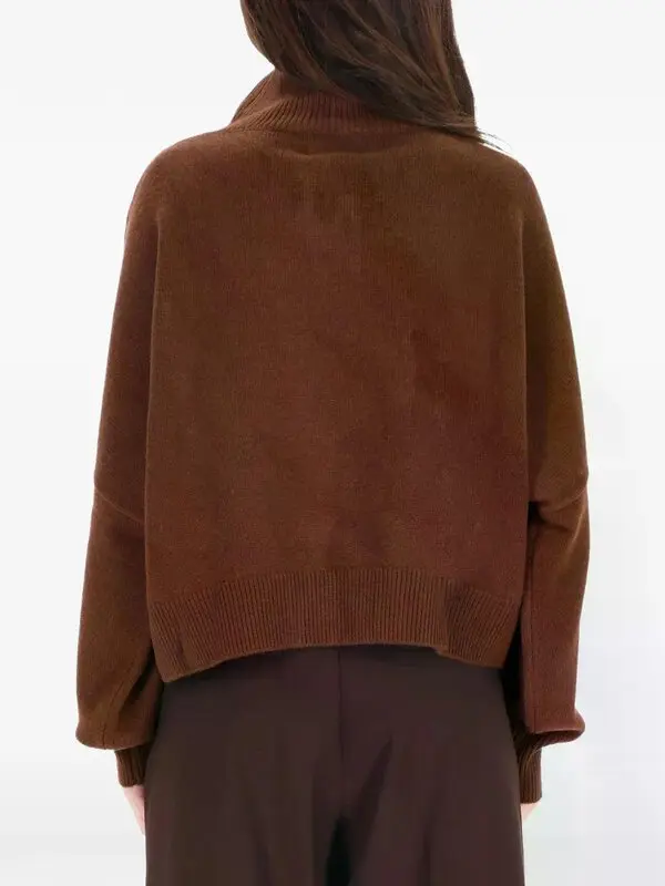 Loulou De Saison Luke Turtleneck Sweater - Chocolate