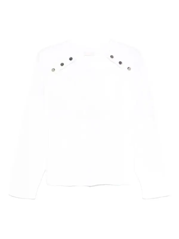 Liu Jo Long Sleeve Top - White