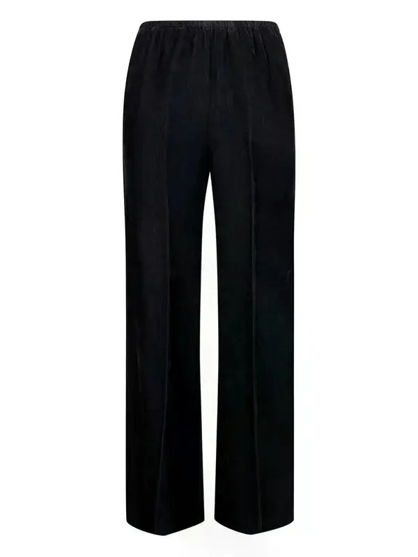 FORTE_FORTE Straight-leg Velvet Trousers