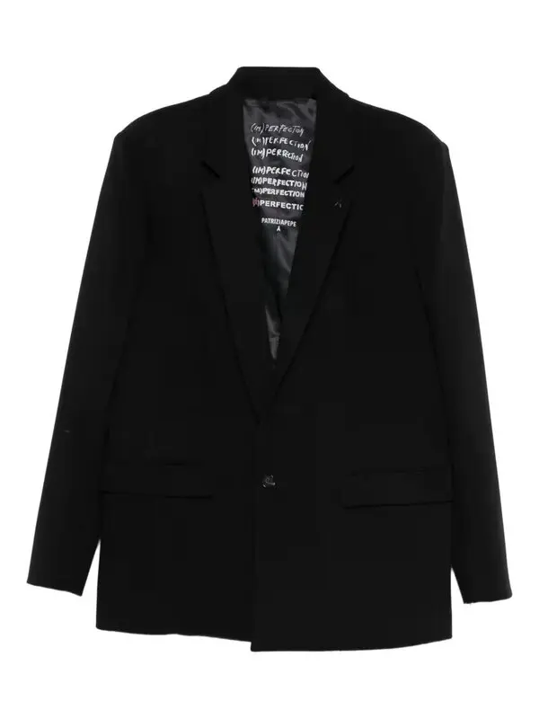 Patrizia Pepe Perfection Single-breasted Reversible Jacket