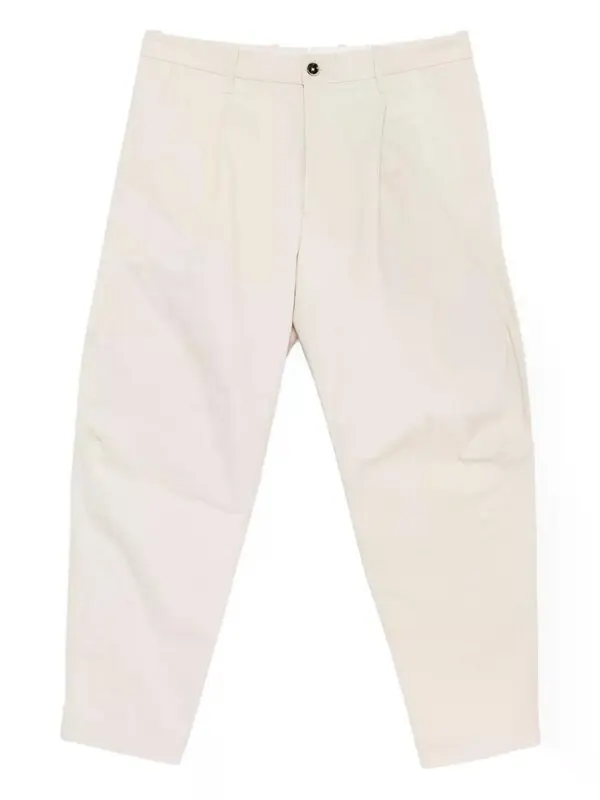 NINE:INTHE:MORNING Tapered Trousers - Neutrals
