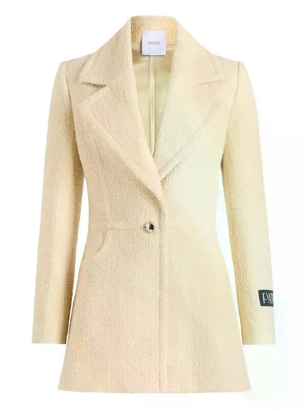 PATOU Single-breasted Tweed Jacket