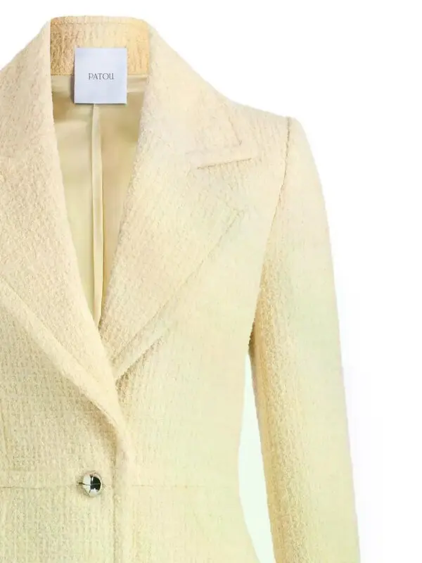 PATOU Single-breasted Tweed Jacket