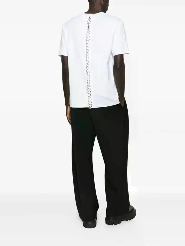 LES HOMMES Logo-patch T-shirt