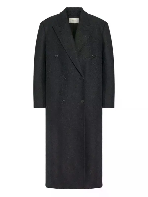THE ROW Felted Wool-cashmere Blend Double-breasted Coat