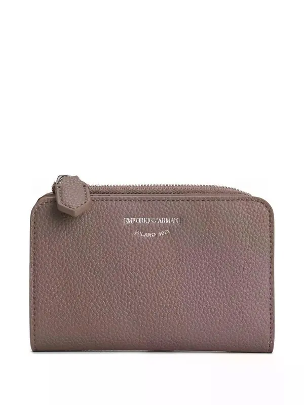 Emporio Armani Zip Fastening Wallet - Brown
