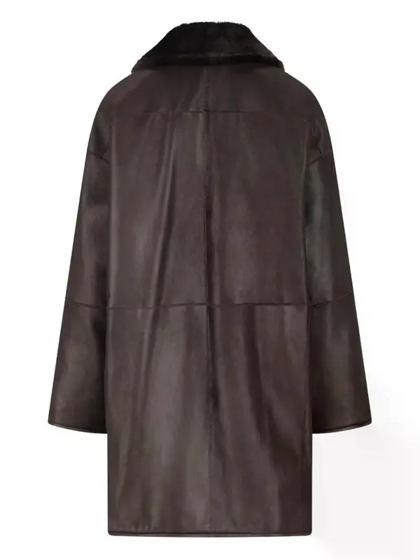 Max Mara Reversible Leather Coat