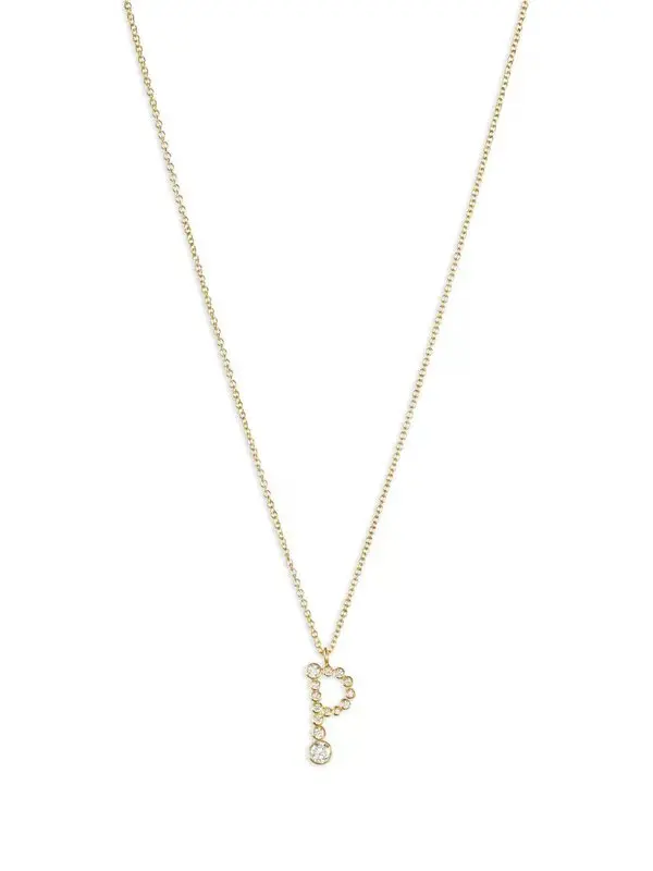 Sophie Bille Brahe 18k Recycled Yellow Gold Soprano P Diamond Necklace - 18k Yellow Gold