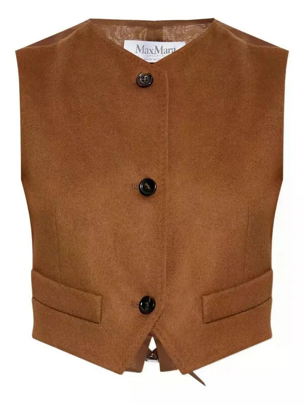 Max Mara Button-front Waistcoat
