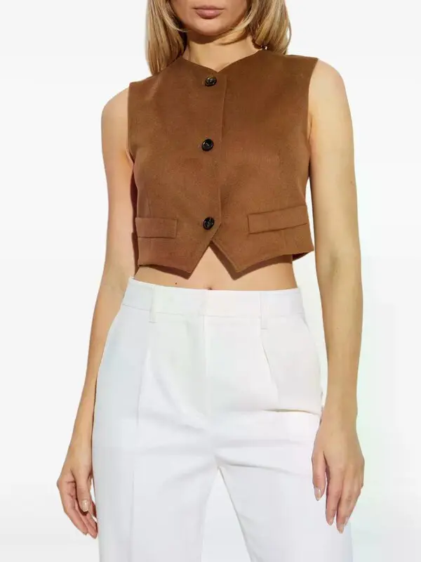 Max Mara Button-front Waistcoat