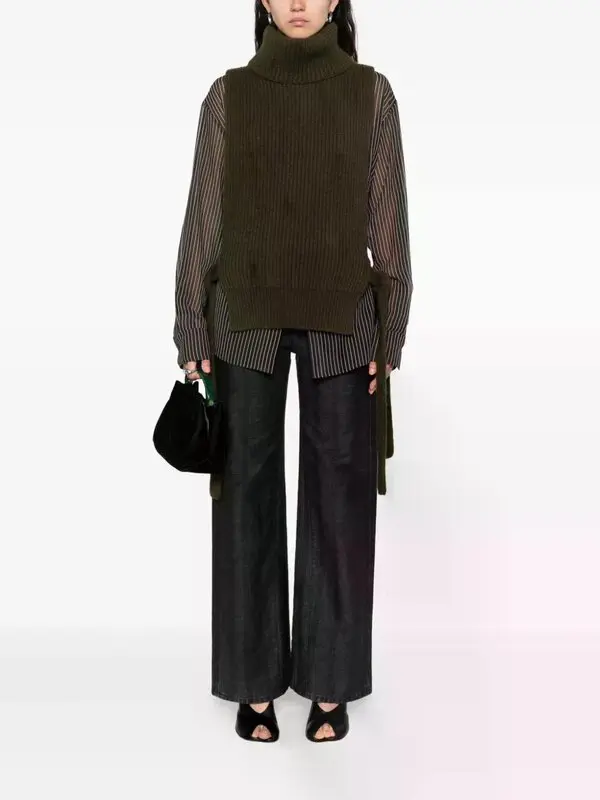 UMA WANG High-neck Knitted Top