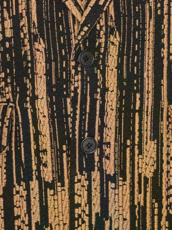 Henrik Vibskov Buttoned Striped Jacket