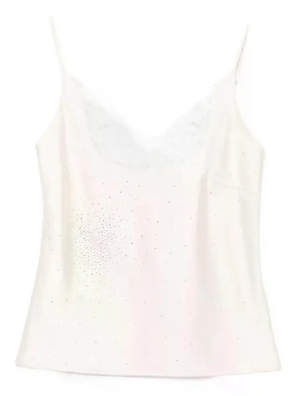Giuseppe Di Morabito Lace-trimmed Embellished Top