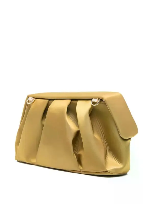 THEMOIRE Gathered Clutch - Brown