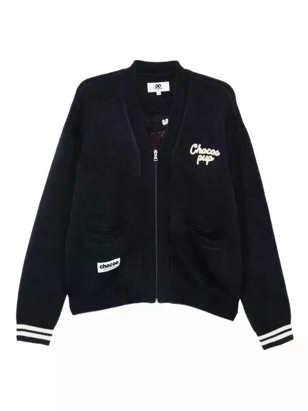 CHOCOOLATE Intarsia Knit Cardigan