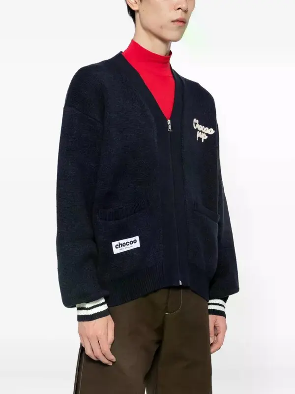 CHOCOOLATE Intarsia Knit Cardigan