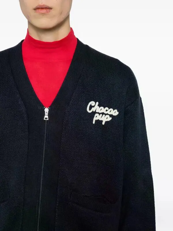 CHOCOOLATE Intarsia Knit Cardigan