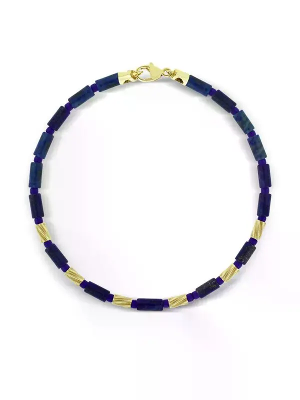 Luis Morais 14k Yellow Lapis Lazuli Bracelet - Gold