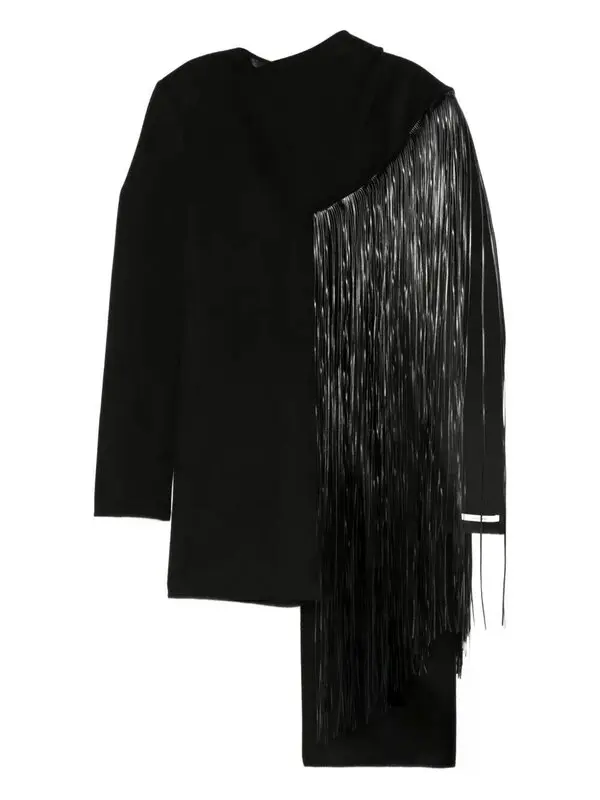 Sportmax Fringed-detail Panelled Dress