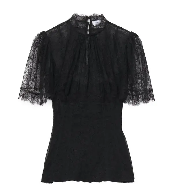 Alexander McQueen Lace-detail Blouse