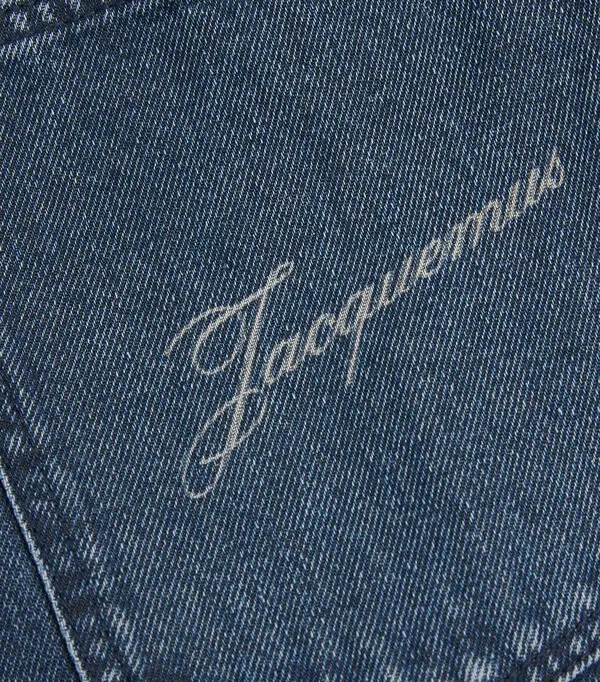 Jacquemus Curved-seam Wide-leg Jeans